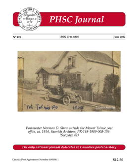 Postal History Society of Canada (PHSC)